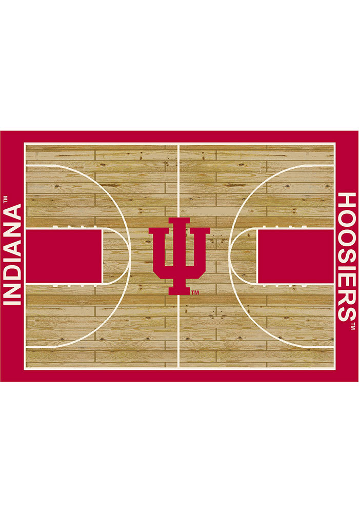 Indiana Hoosiers CREAM 4x6 Courtside Interior Rug - 1932143