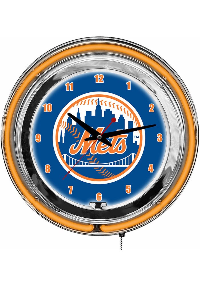 New York Mets BLUE 14 Inch Neon Wall Clock - 1932322