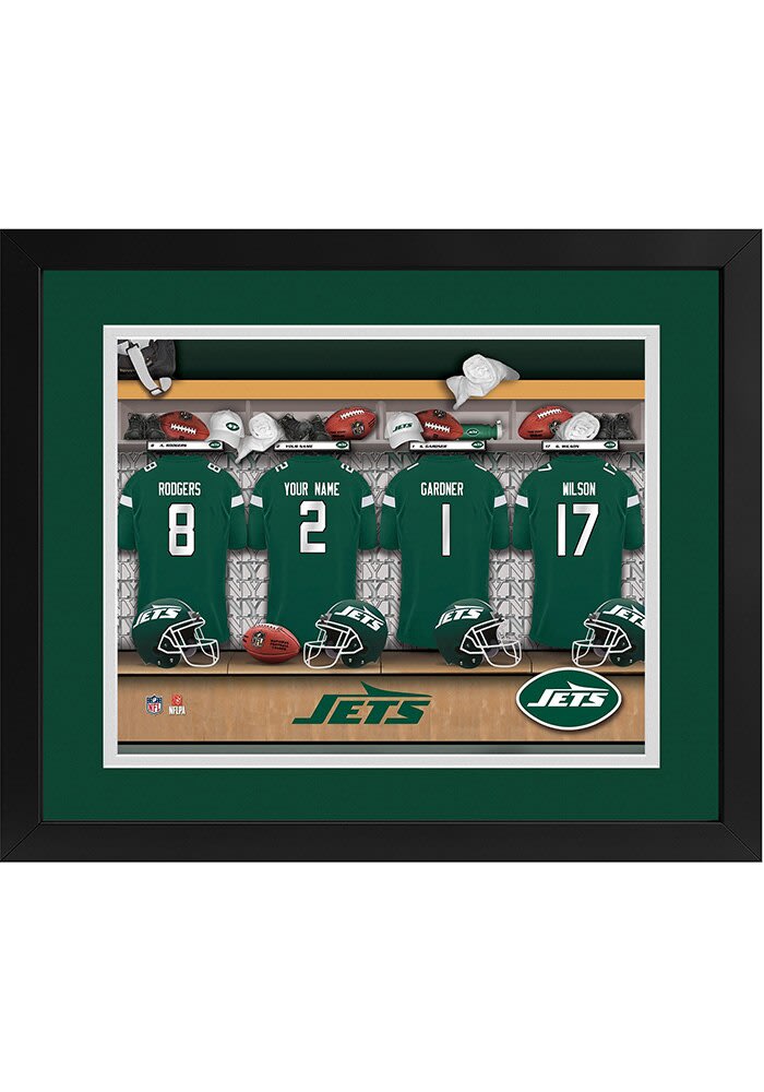 Imperial New York Jets GREEN Personalized Locker Room Sign - 1932557
