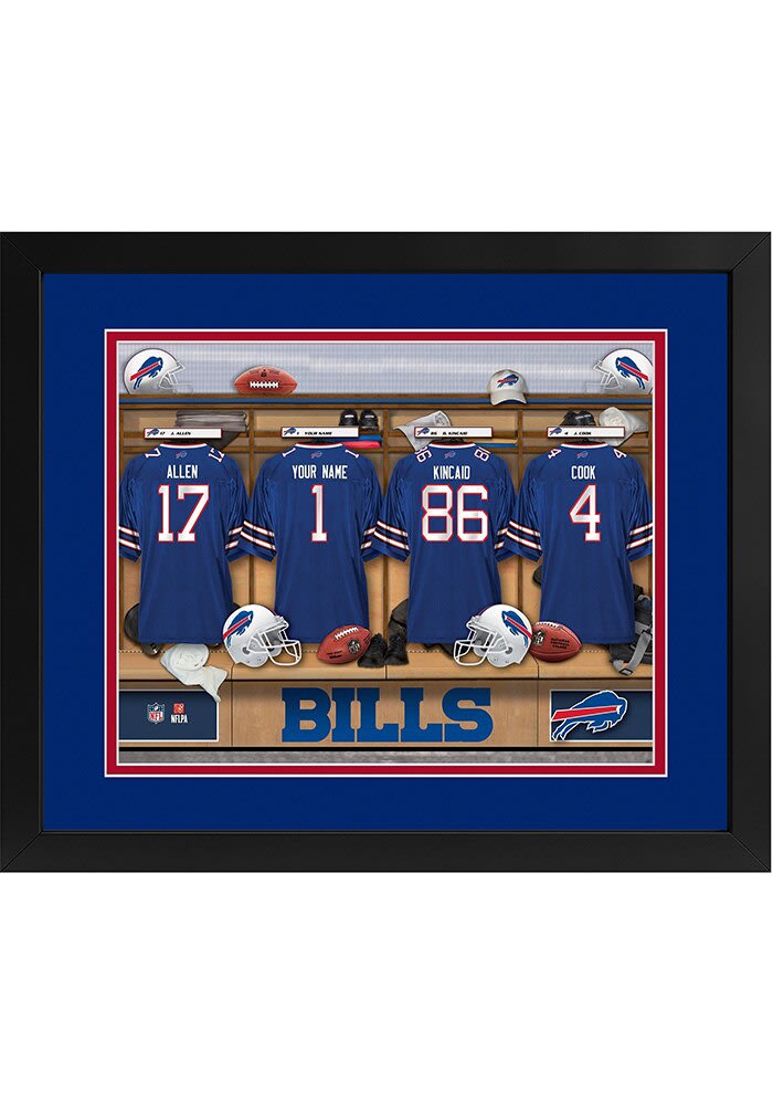 Imperial Buffalo Bills Blue Personalized Locker Room Sign - 1932565