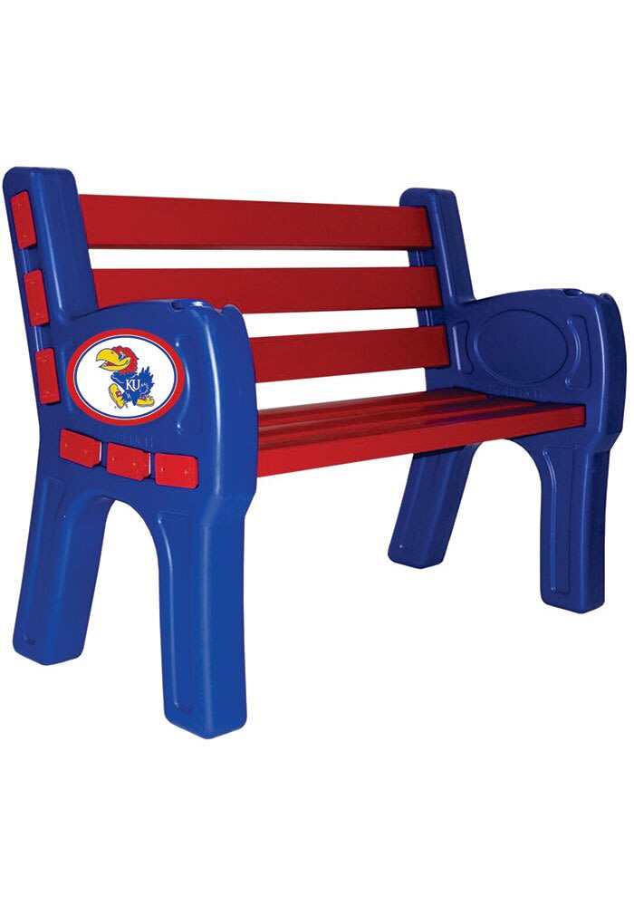 Kansas Jayhawks Red Outdoor Bench - 1932664