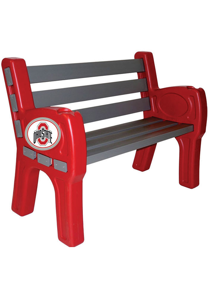 Ohio State Buckeyes RED Outdoor Bench