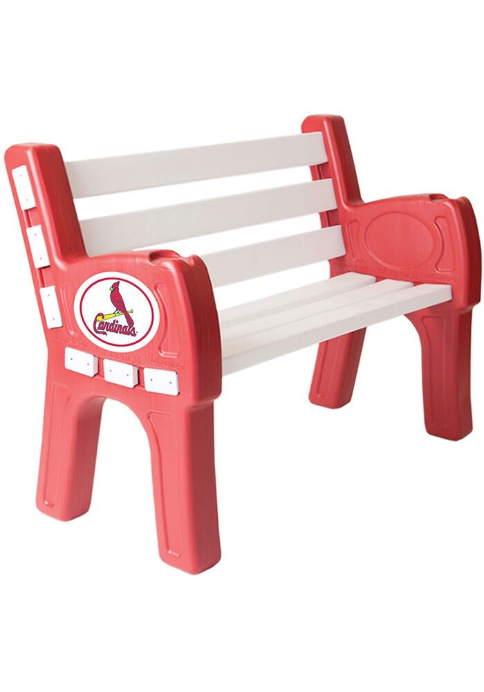 St Louis Cardinals Outdoor Bench - RED