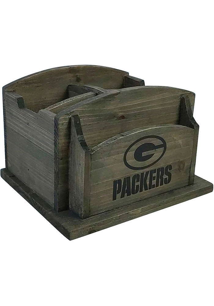 Green Bay Packers Imperial GREEN Rustic Desk Accessory - 1933130