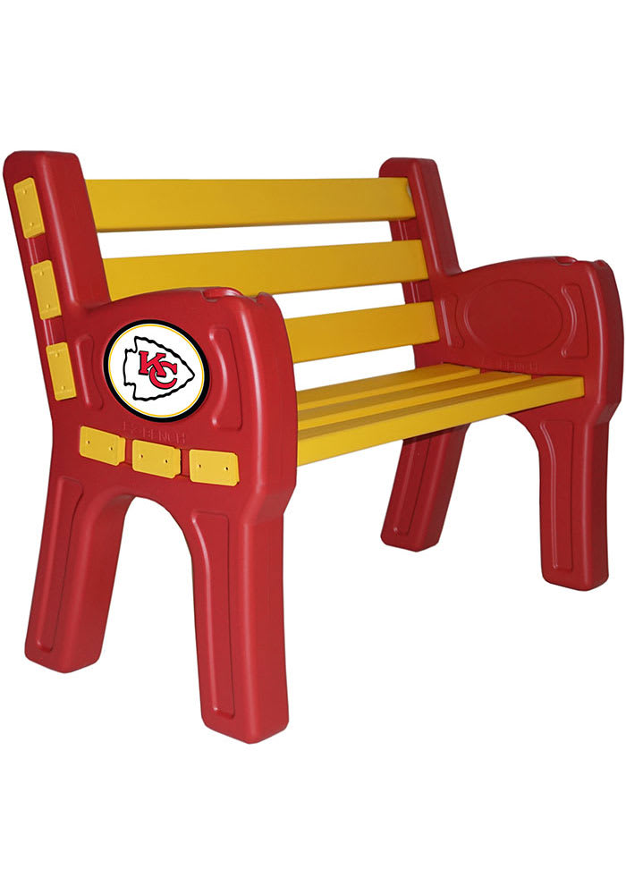 Kansas City Chiefs Outdoor Bench - RED