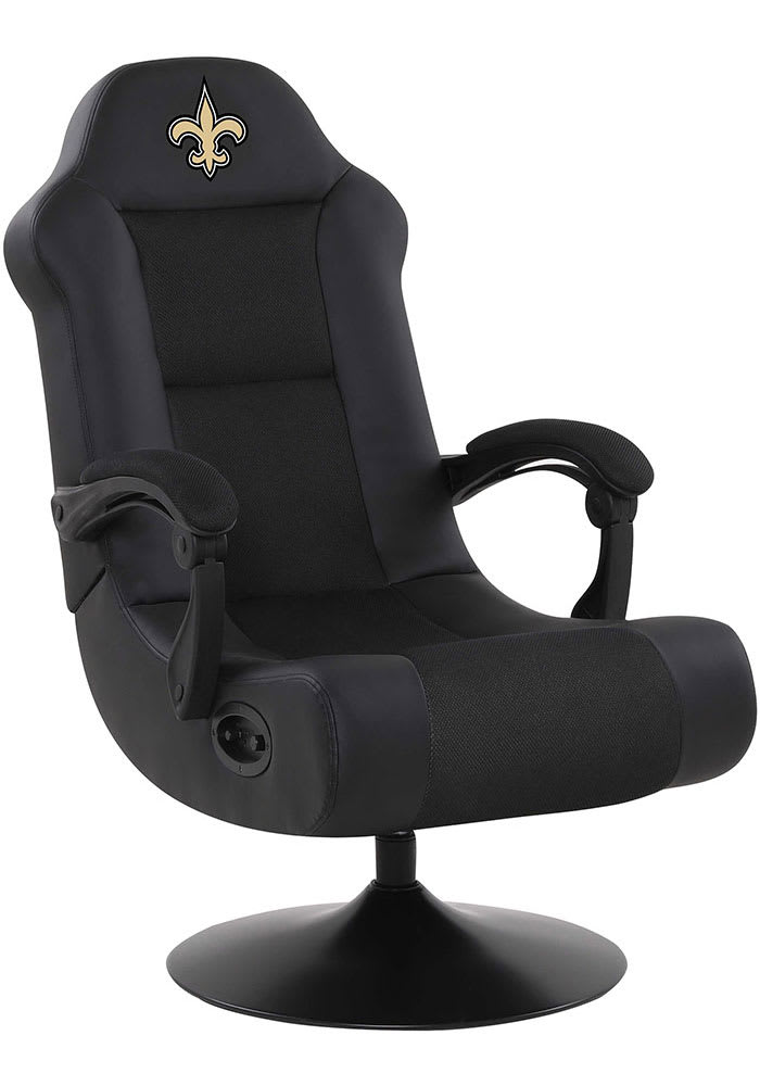 Imperial New Orleans Saints Ultra BLACK Gaming Chair - 1933851