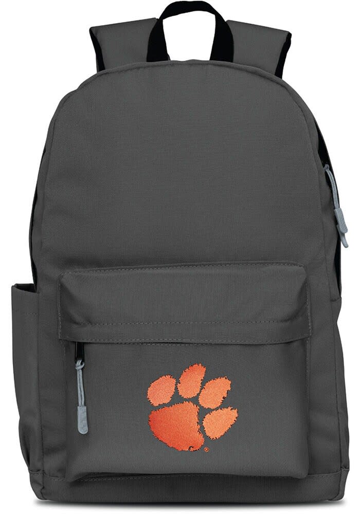 Clemson Tigers GRAY Campus Laptop Backpack - 1960302