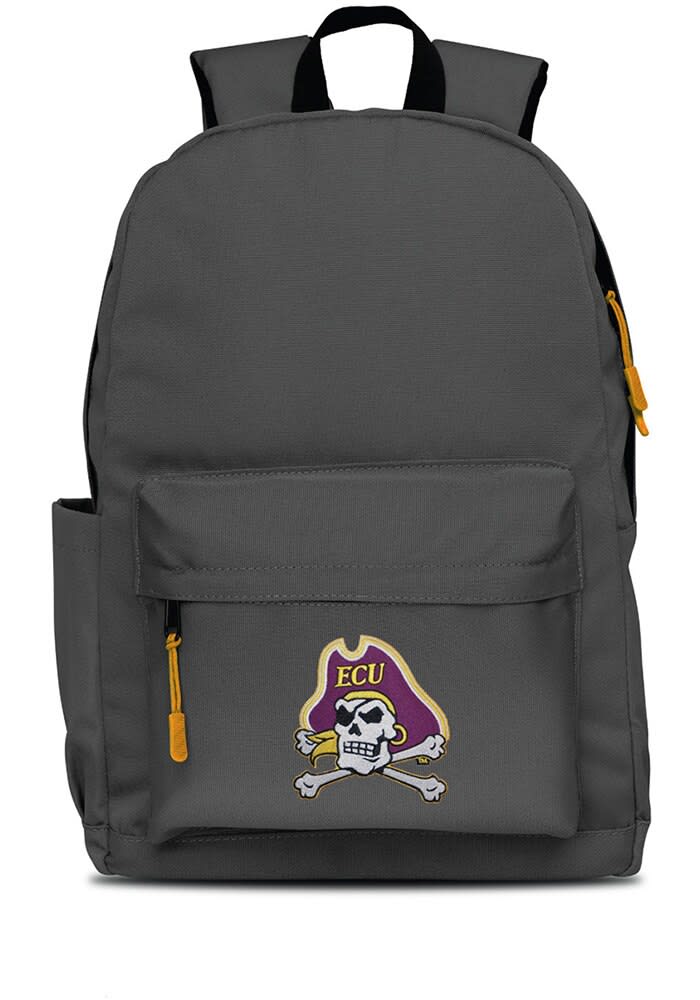 East Carolina Pirates GRAY Campus Laptop Backpack