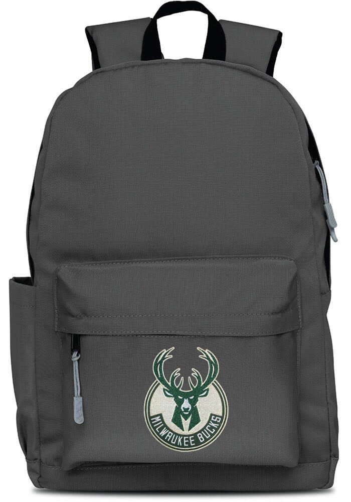 Milwaukee Bucks GRAY Campus Laptop Backpack