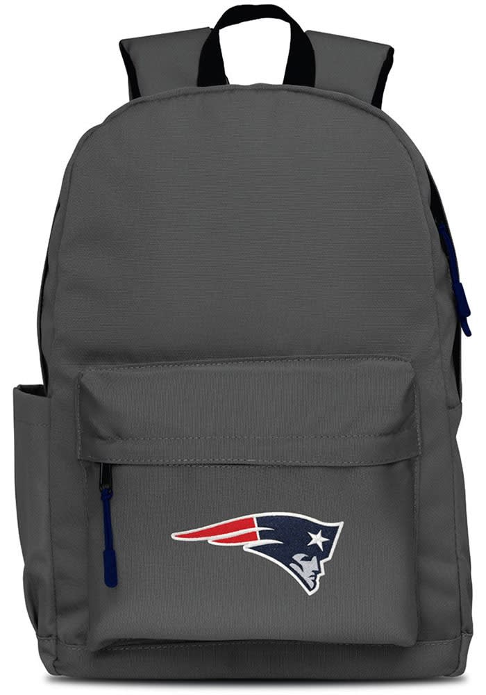 New England Patriots GRAY Campus Laptop Backpack