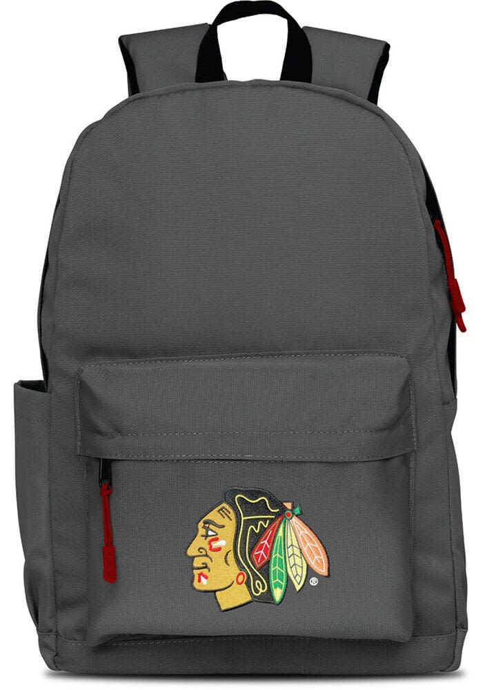 Chicago Blackhawks GRAY Campus Laptop Backpack