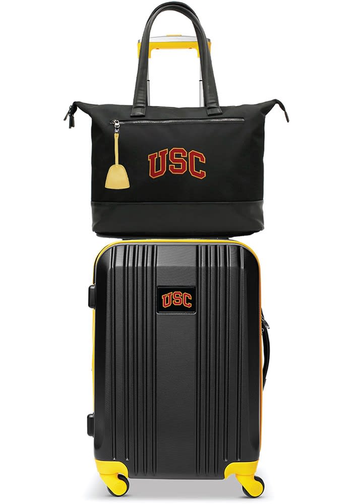 USC Trojans BLACK Set with Laptop Tote Luggage - 1960600