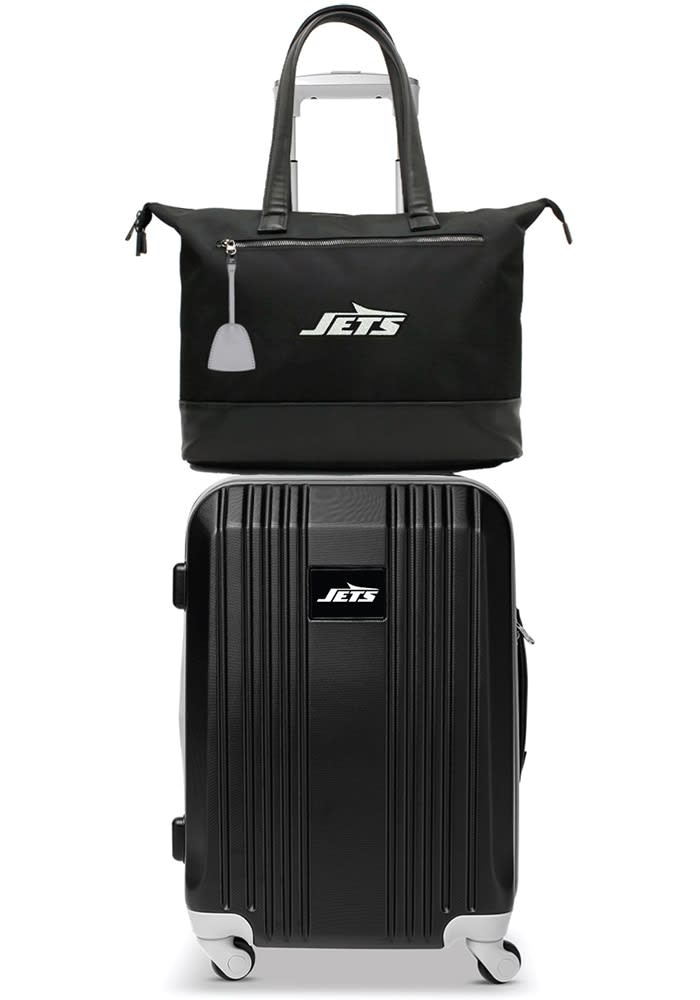 New York Jets BLACK Set with Laptop Tote Luggage - 1960705