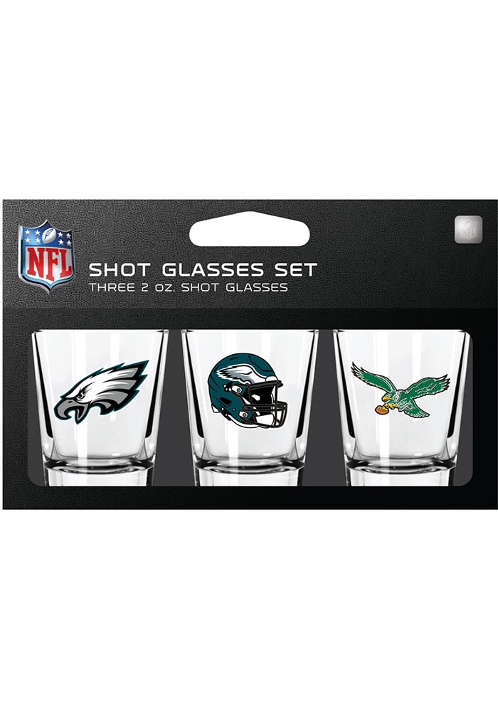 Philadelphia Eagles CLEAR Shot Set Shot Glass - 19610131