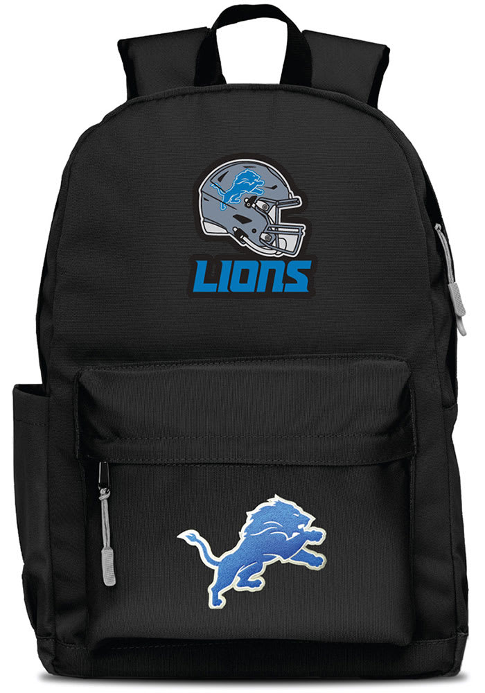 Detroit Lions BLACK 2 Logo Campus Backpack - 1961276