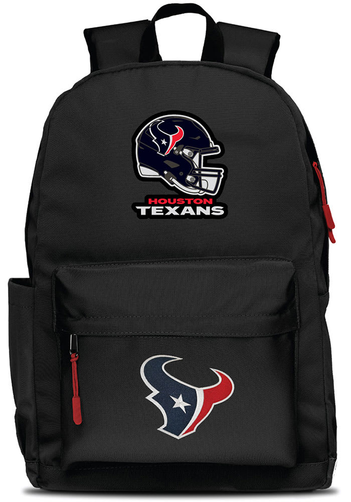Houston Texans BLACK 2 Logo Campus Backpack