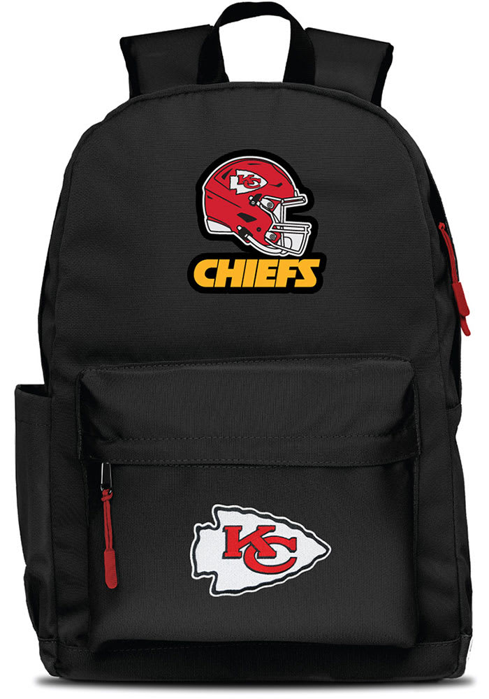 Kansas City Chiefs BLACK 2 Logo Campus Backpack