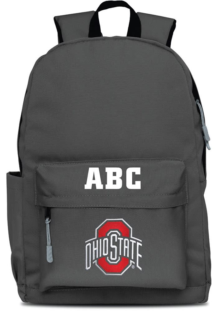 GRAY Personalized Monogram Campus Ohio State Buckeyes Backpack - 1961583