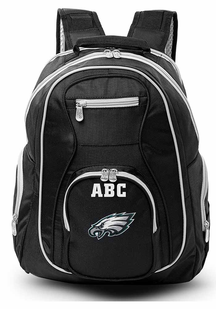 Philadelphia Eagles BLACK Personalized Monogram Premium Color Trim ...