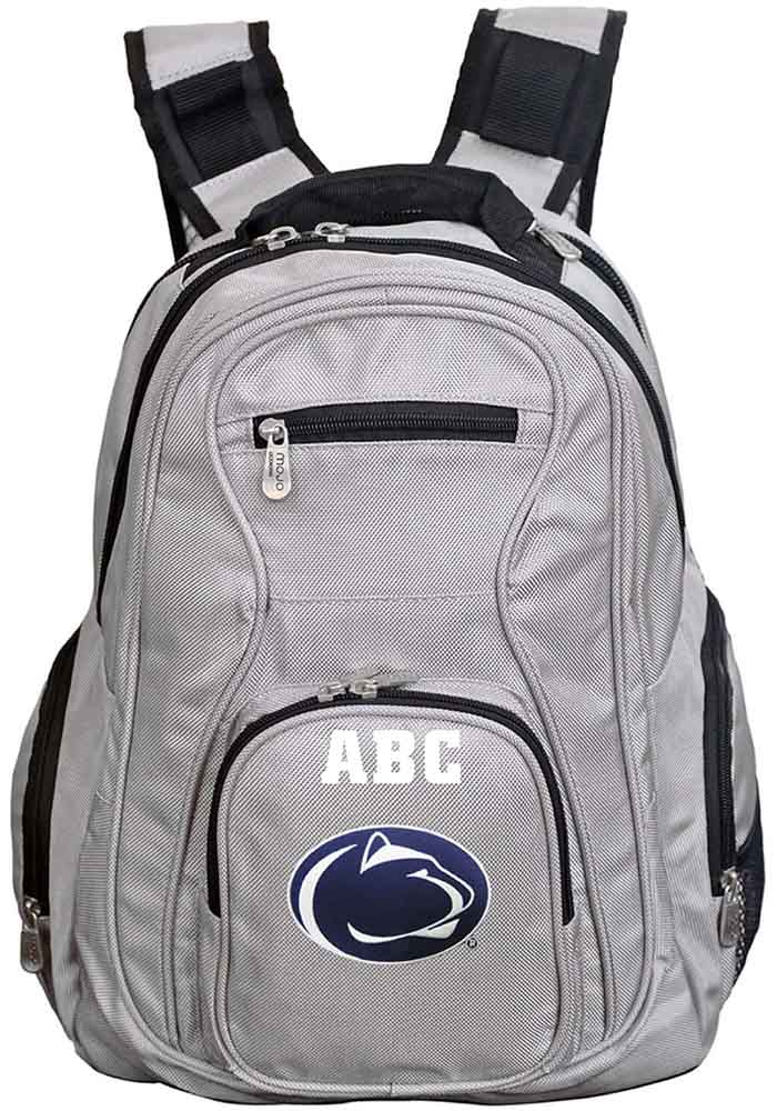 GRAY Personalized Monogram Premium Penn State Nittany Lions Backpack ...