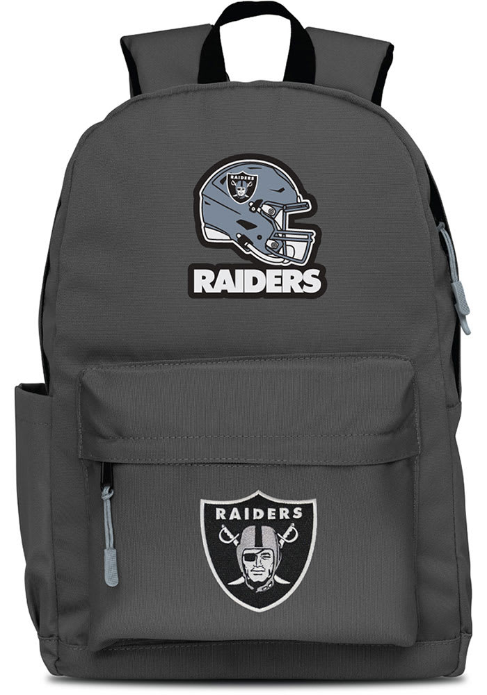 Las Vegas Raiders GRAY 2 Logo Campus Backpack