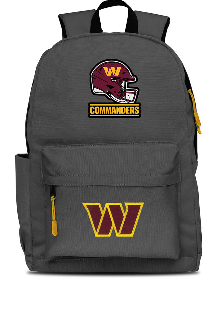 Washington Commanders GRAY 2 Logo Campus Backpack - 1962634