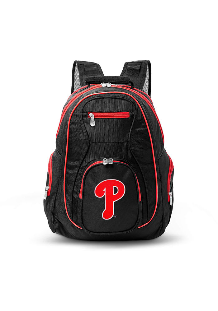 Philadelphia Phillies BLACK 19 Laptop Red Trim Backpack