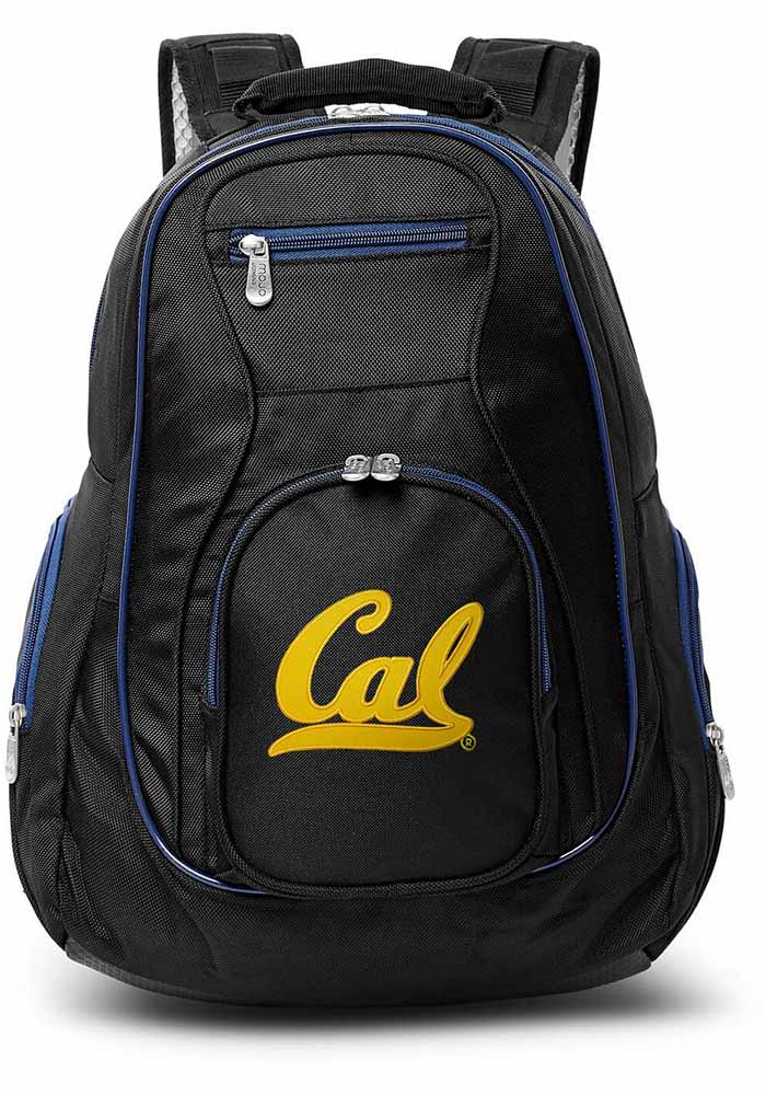 Cal Golden Bears BLACK 19 Laptop Blue Trim Backpack - 19640421