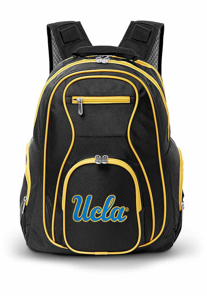 UCLA Bruins BLACK 19 Laptop Yellow Trim Backpack - 19640483
