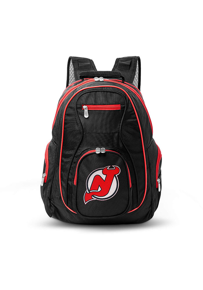 New Jersey Devils BLACK 19 Laptop Red Trim Backpack - 19640513