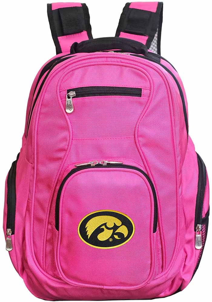 Iowa Hawkeyes PINK 19 Laptop Backpack - 19640793