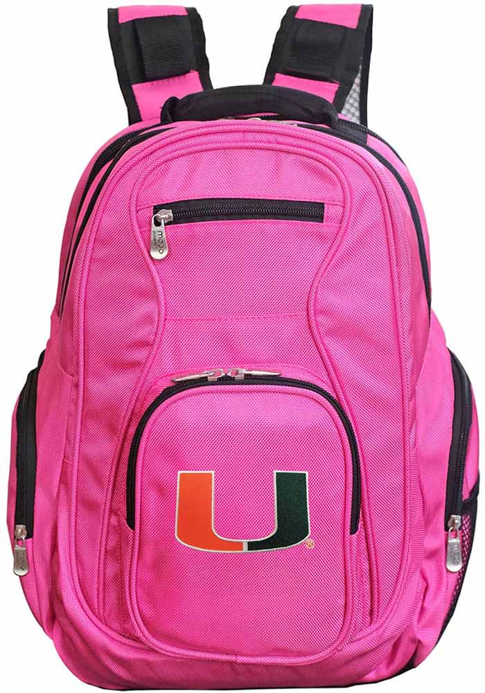 Miami Hurricanes PINK 19 Laptop Backpack - 19640818