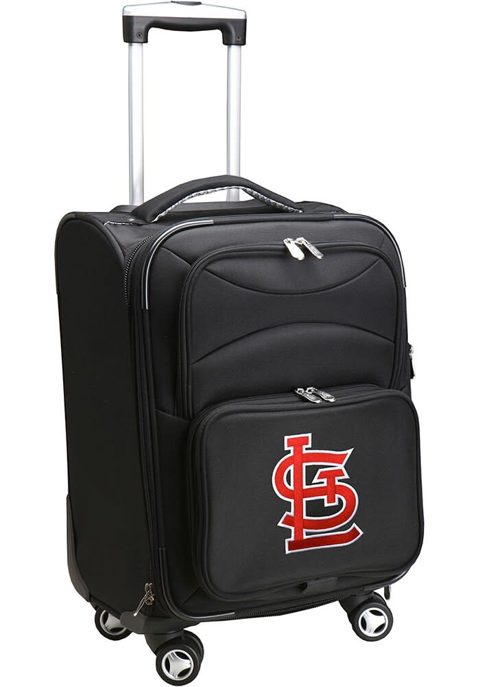 St Louis Cardinals BLACK 20 Softsided Spinner Luggage - 19641023