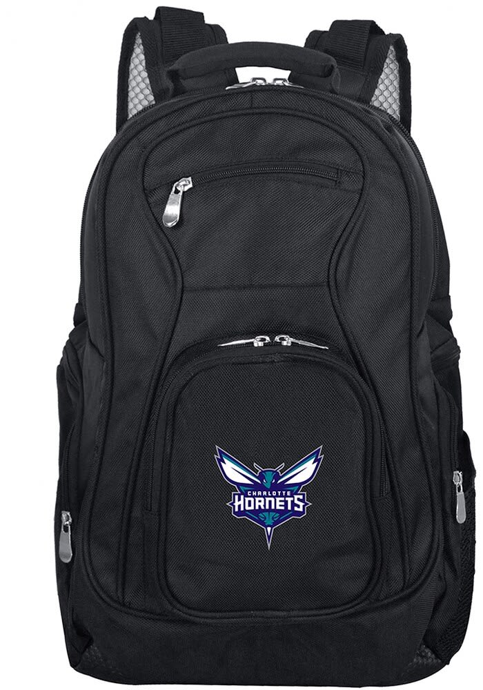 Charlotte Hornets BLACK 19 Laptop Backpack - 19643528