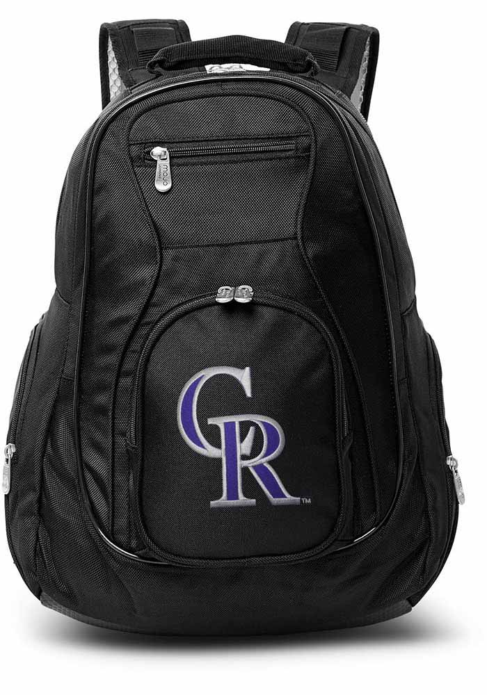 Colorado Rockies BLACK 19 Laptop Backpack - 19643541