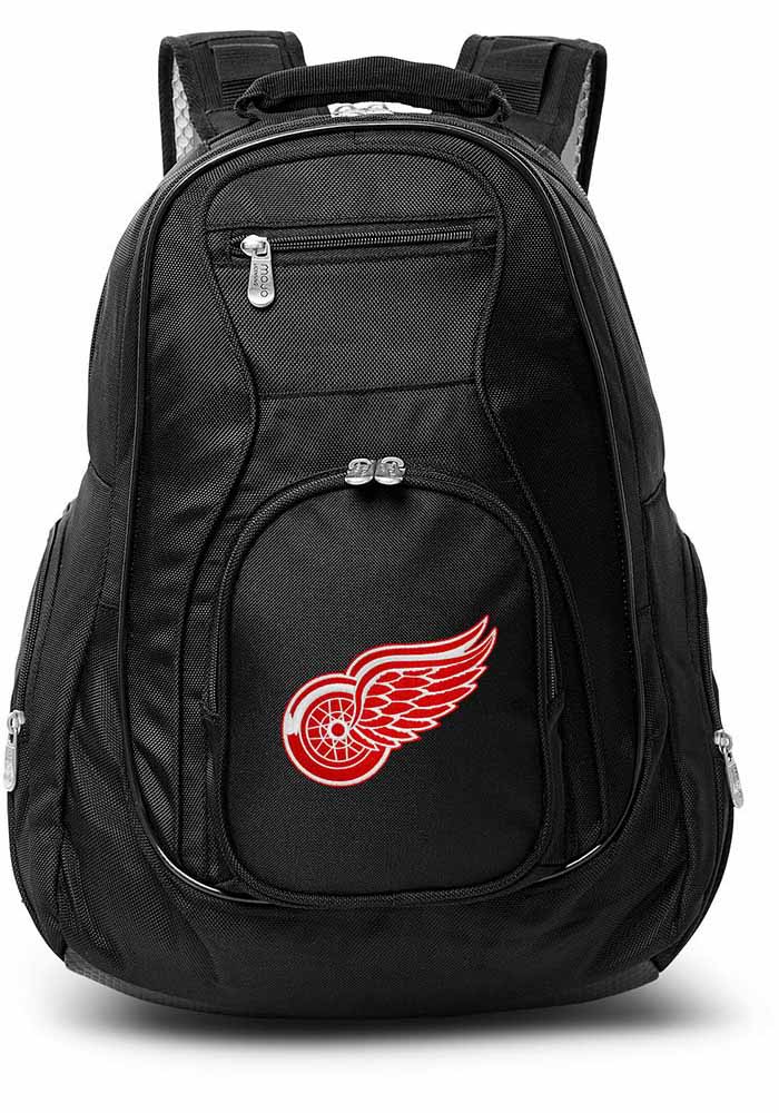 Detroit Red Wings BLACK 19 Laptop Backpack - 19643549
