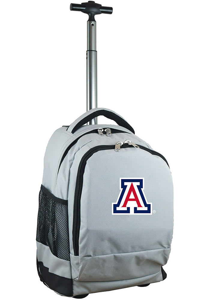 Arizona Wildcats GRAY Wheeled Premium Backpack - 19643691