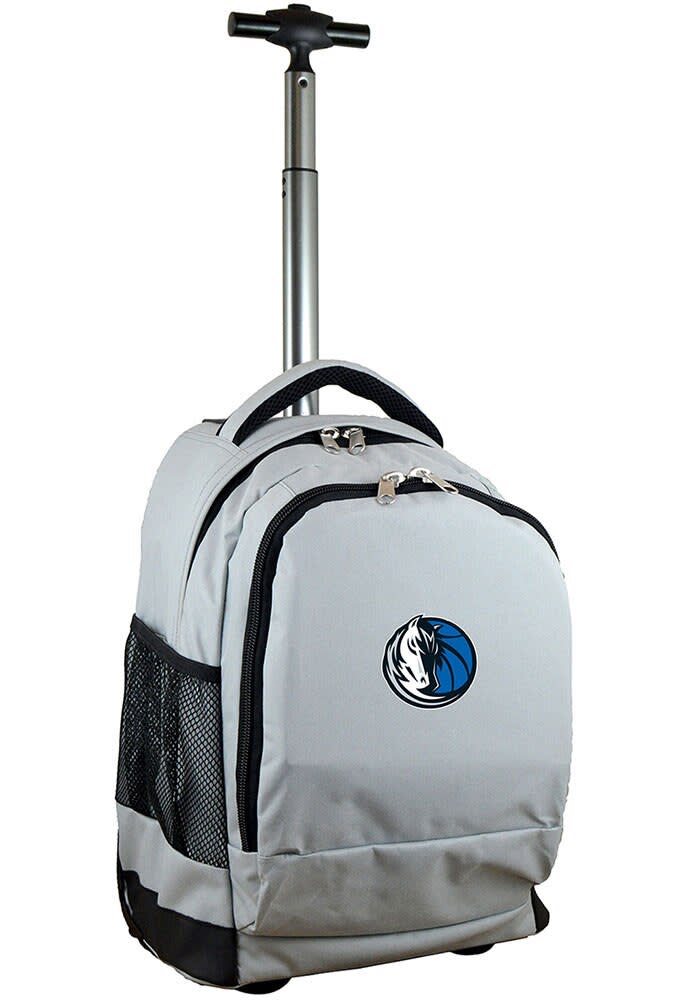 Dallas Mavericks GRAY Wheeled Premium Backpack