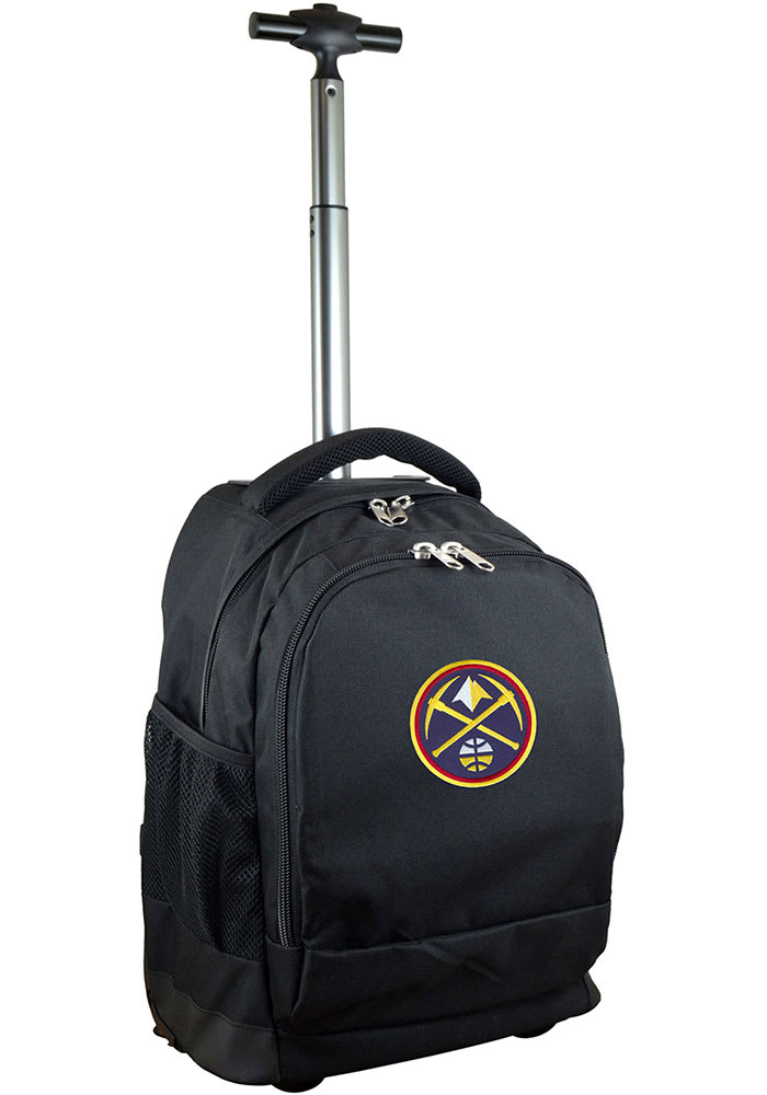 Denver Nuggets BLACK Wheeled Premium Backpack - 19643834