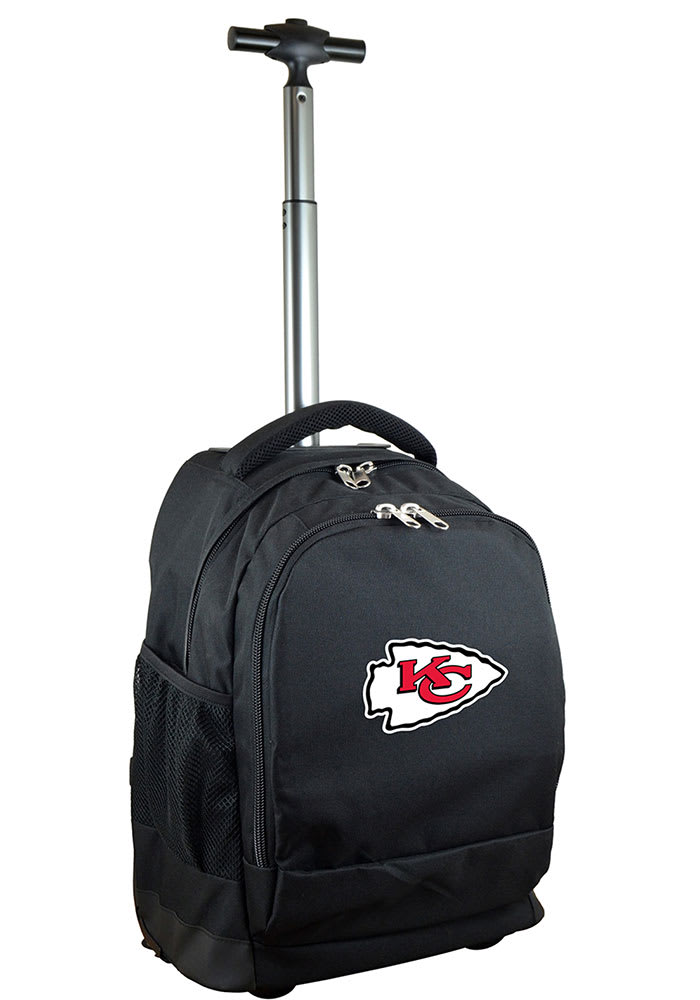 Kansas City Chiefs BLACK Wheeled Premium Backpack - 19643930