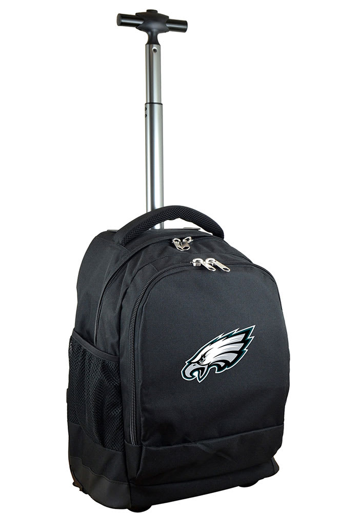 Philadelphia Eagles BLACK Wheeled Premium Backpack - 19644119