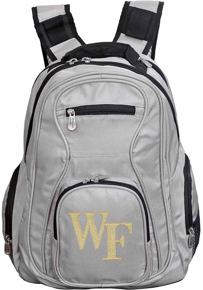 Wake Forest Demon Deacons GREY 19 Laptop Backpack - 19644852