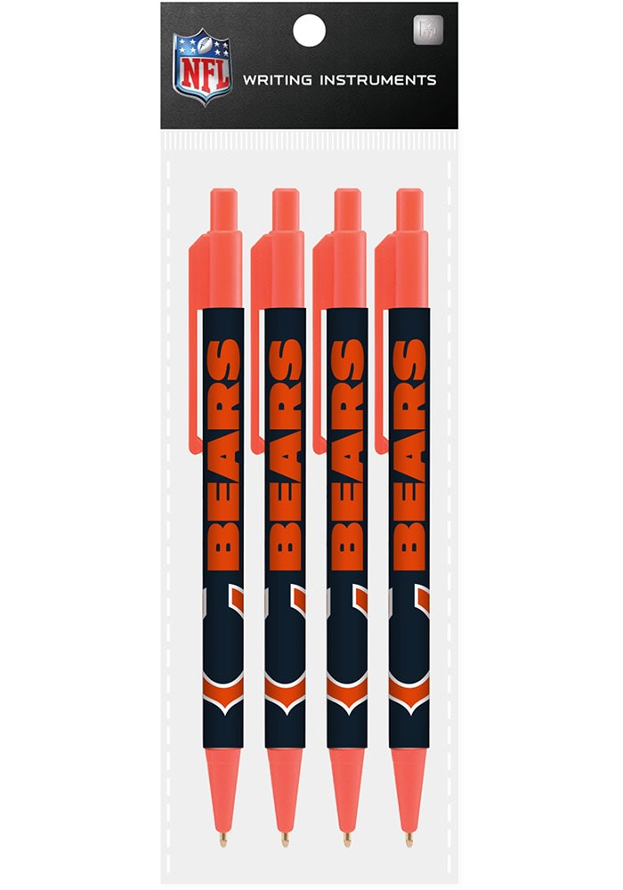Chicago Bears NAVY 4 Pack Cool Color Pen - 19645600