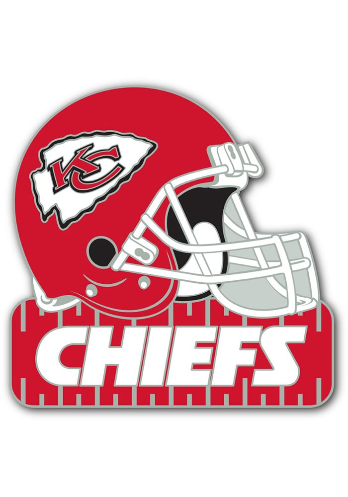 Kansas City Chiefs Red Helmet Lapel Souvenir Pin - 19645640