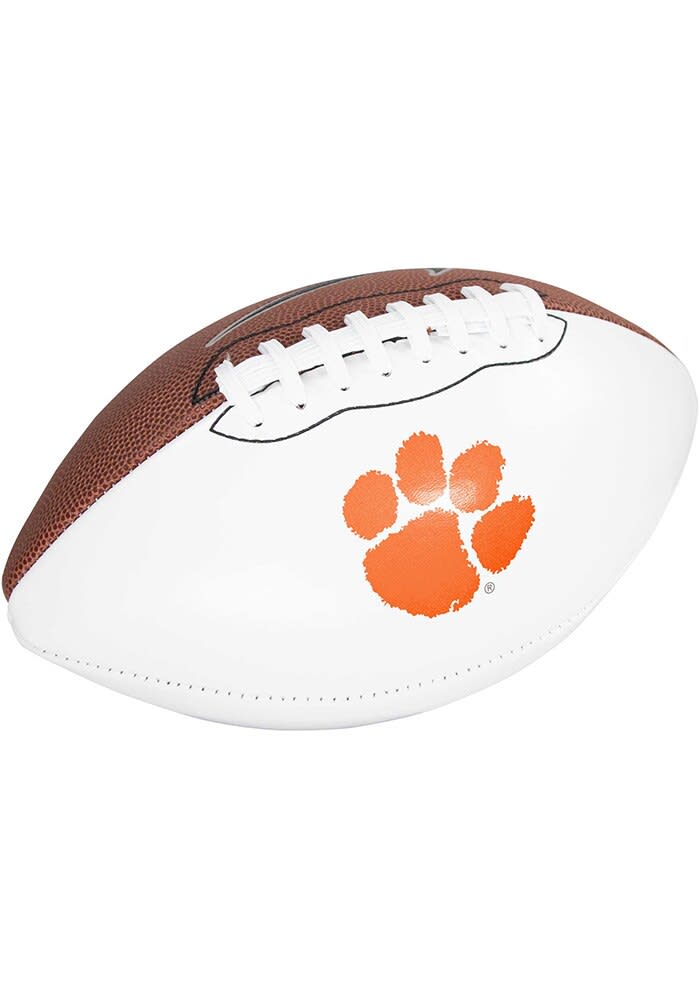 Nike Clemson Tigers White Official Size Signature Autograph Football ...