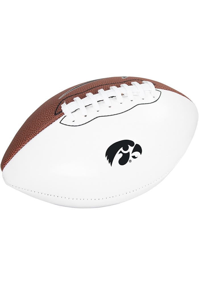Nike Iowa Hawkeyes White Official Size Signature Autograph Football ...