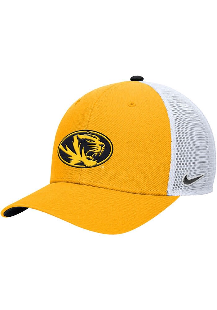 Nike Missouri Tigers BLACK Structured Adjustable Meshback Adjustable ...