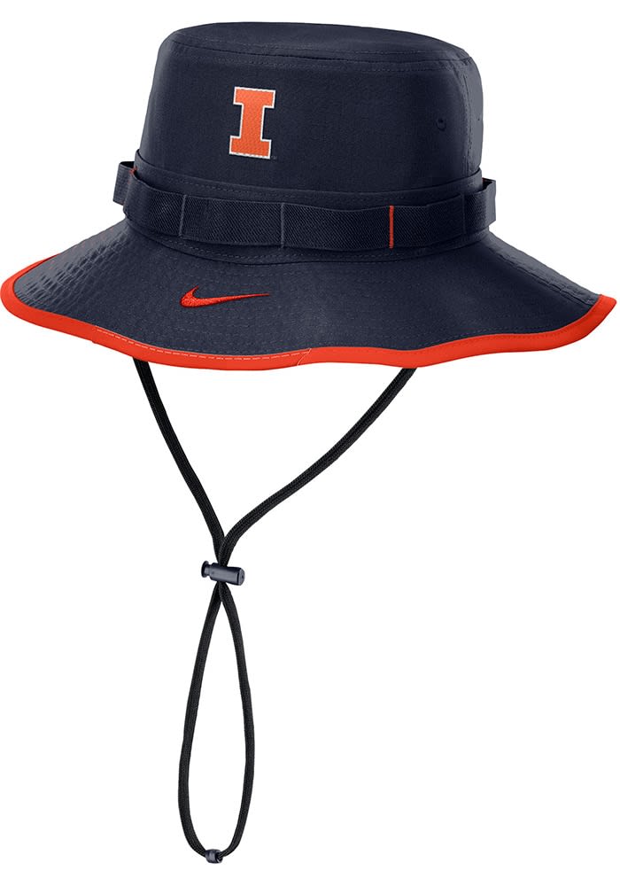 Illinois Fighting Illini Nike NAVY Boonie Mens Bucket Hat - 198600379