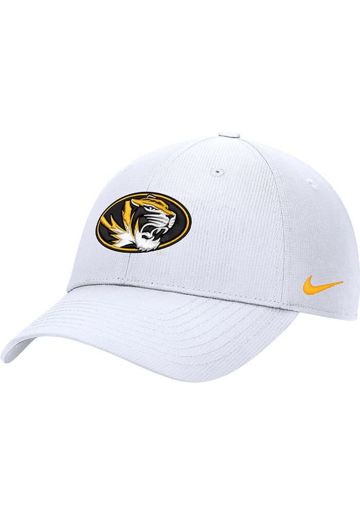 Nike Missouri Tigers White Club Cap Unstructured ADJ Adjustable Hat ...