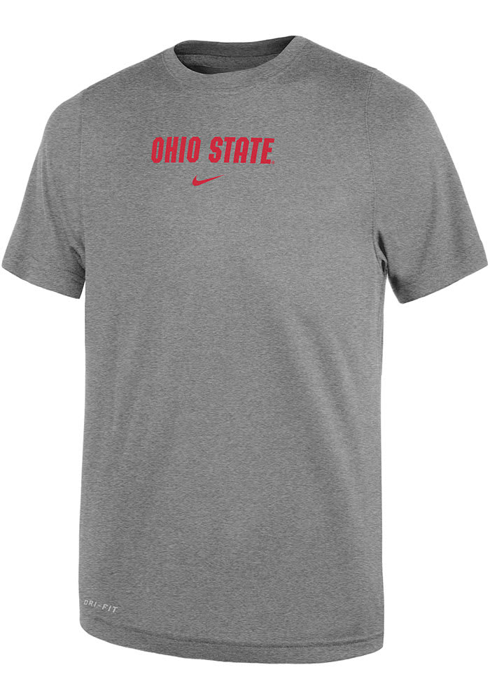 Nike Toddler HEATHER GREY Ohio State Buckeyes Legend Team Issue Short ...